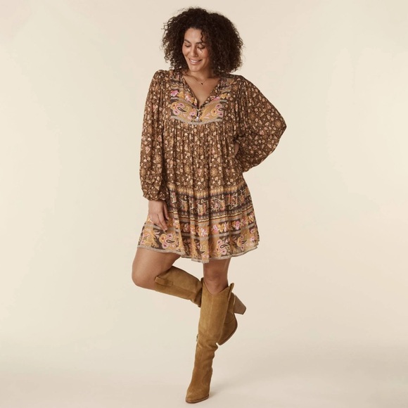 Spell | Dresses | Spell Dresses Madame Peacock Boho Festival Relax Fit ...